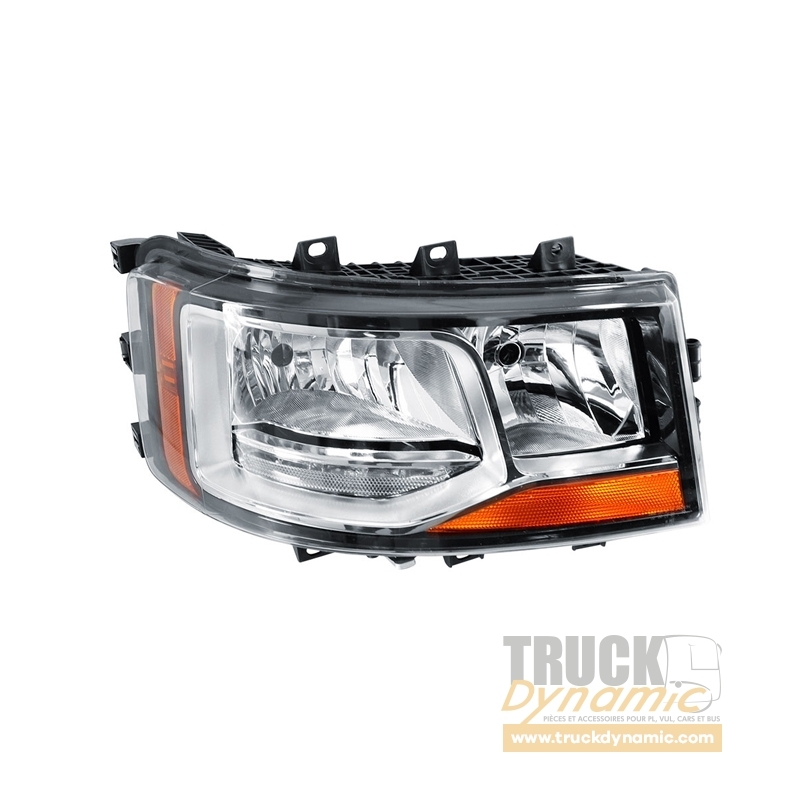 Phare SCANIA S DERNIÈRE GÉNÉRATION - Manuel - Sans porte lampe - Droit